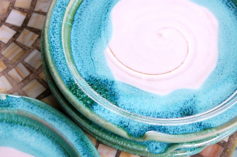 Handmade Pottery Dinnerware Plates Hand Thrown Dinner Plate in ...